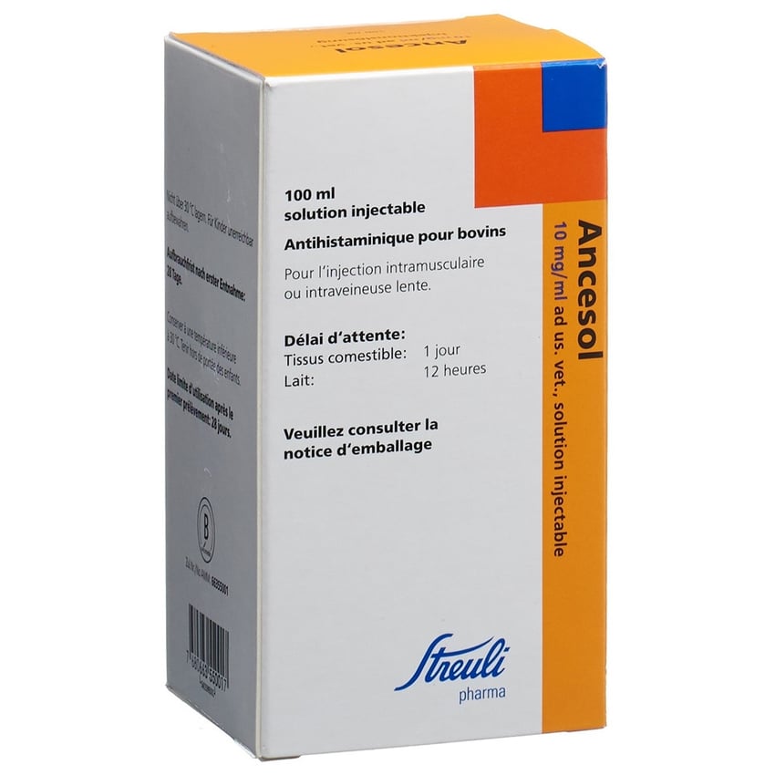 ANCESOL Inj Lös 10 mg/ml ad us vet. Fl 100 ml | Online bestellen