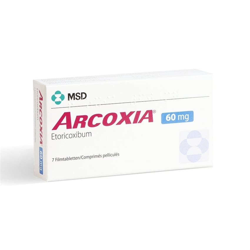ARCOXIA Filmtabl 60 mg Blist 7 Stk | Online bestellen