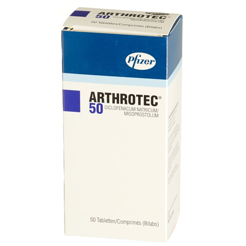 ARTHROTEC cpr 50 mg blist 50 pce | Commander en ligne