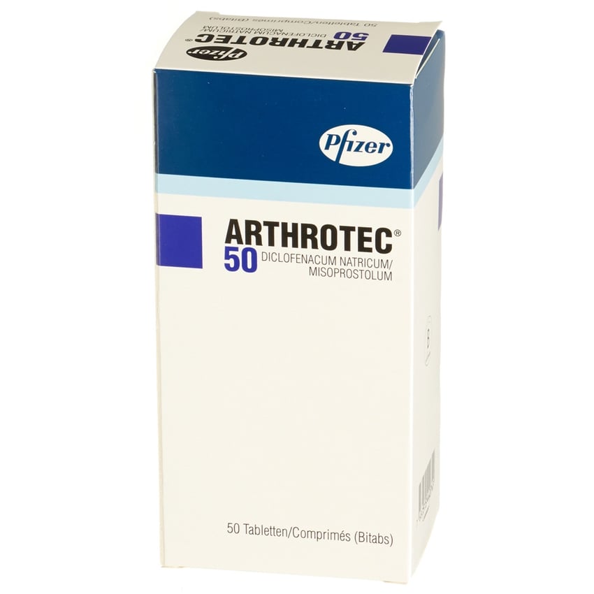 ARTHROTEC Tabl 50 mg Blist 50 Stk | Online bestellen