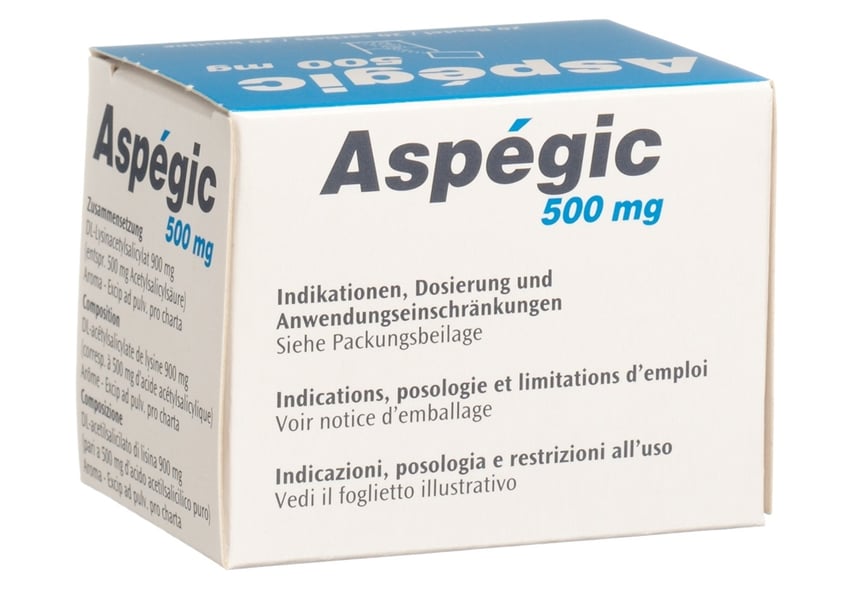 Aspegic Plv 500 mg Btl 20 Stk | Online bestellen