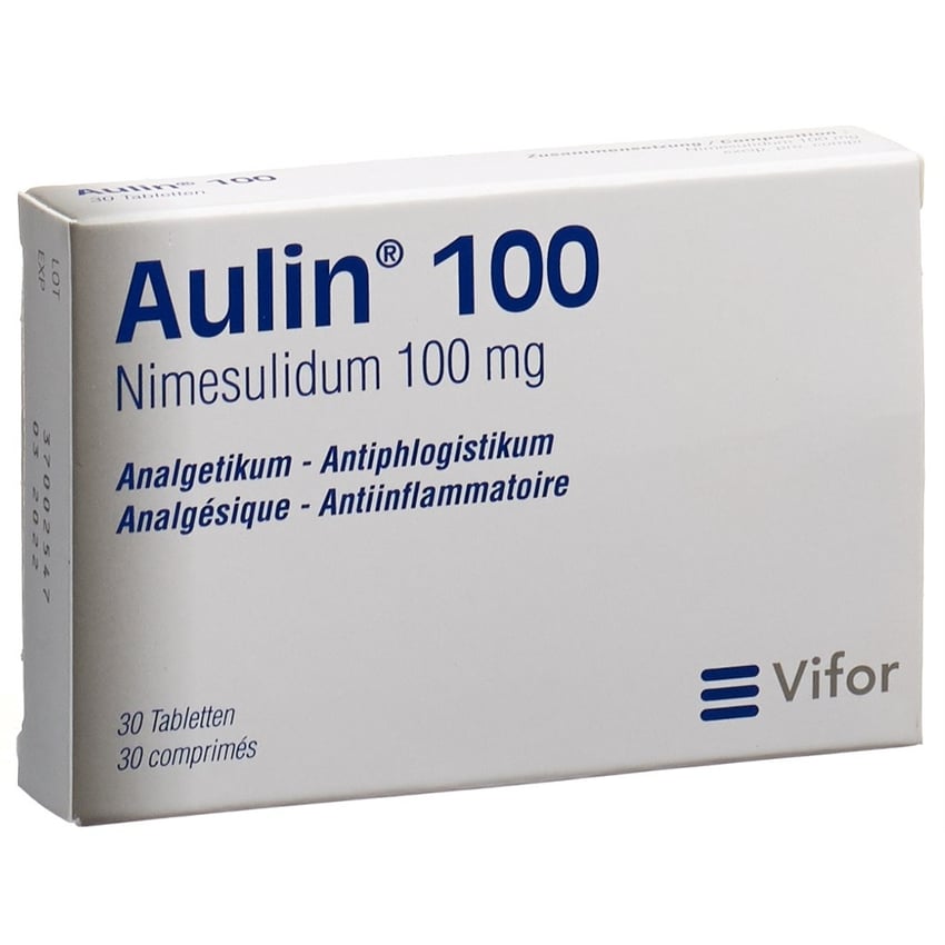 AULIN Tabl 100 mg Blist 30 Stk | Online bestellen