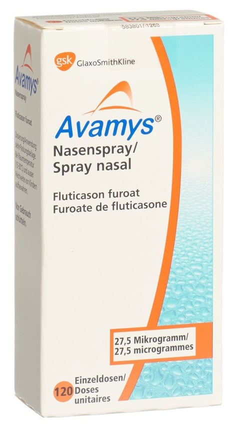 AVAMYS spray nasal 27.5 mcg/Dosis spr 120 dos | Commander en ligne