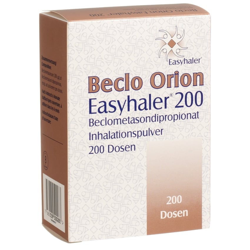 BECLO Orion Easyhaler pdr inh 200 mcg 200 dos | Commander en ligne