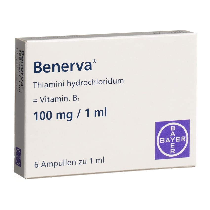 BENERVA sol inj 100 mg/ml amp 1 ml | Commander en ligne