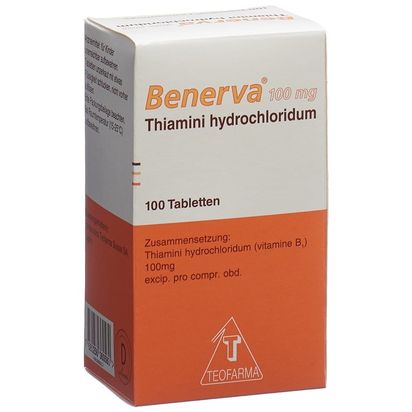 BENERVA Tabl 100 mg Ds 100 Stk | Online bestellen