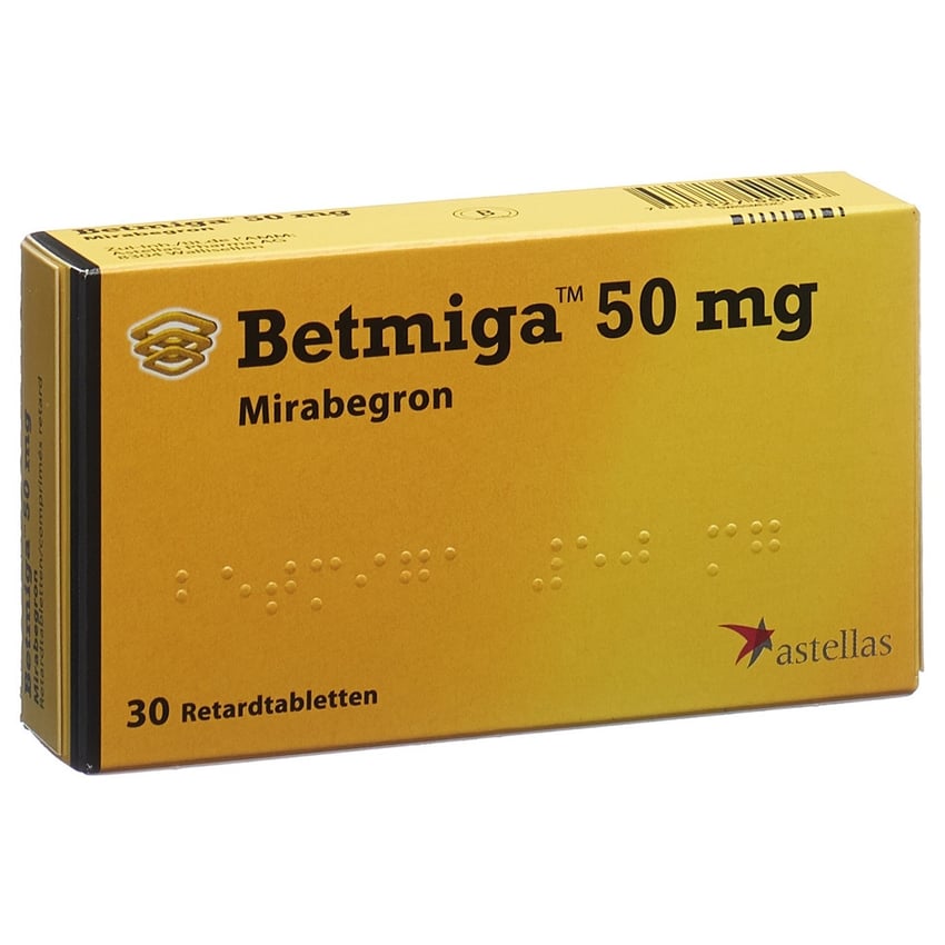 Betmiga cpr ret 50 mg blist 30 pce | Commander en ligne