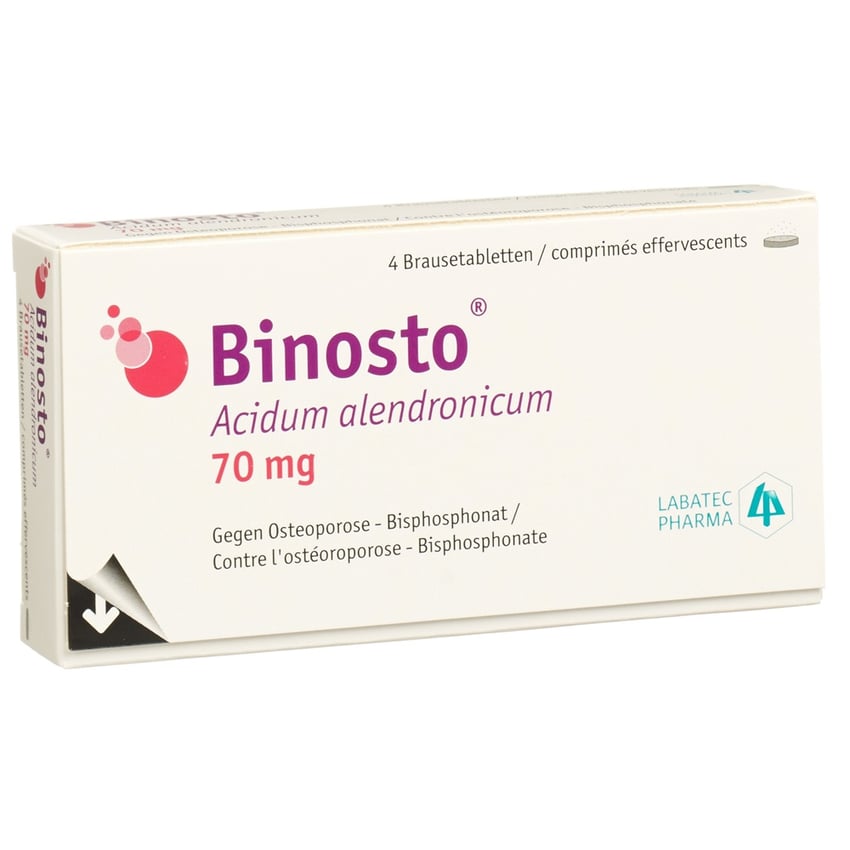 BINOSTO Brausetabl 70 mg Btl 4 Stk | Online bestellen