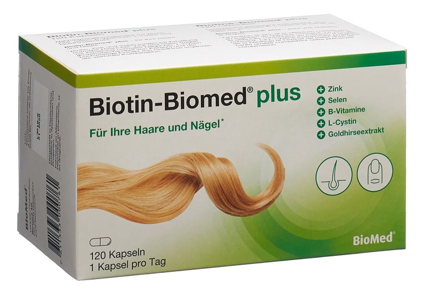 Biotin-Biomed plus caps blist 120 pce | Commander en ligne