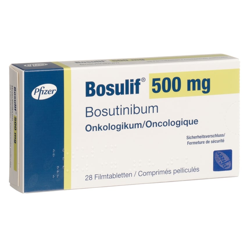BOSULIF Filmtabl 500 mg Blist 28 Stk | Online bestellen