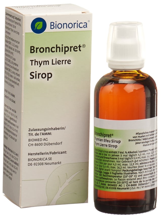 BRONCHIPRET Thym Lierre sirop fl 100 ml | Commander en ligne