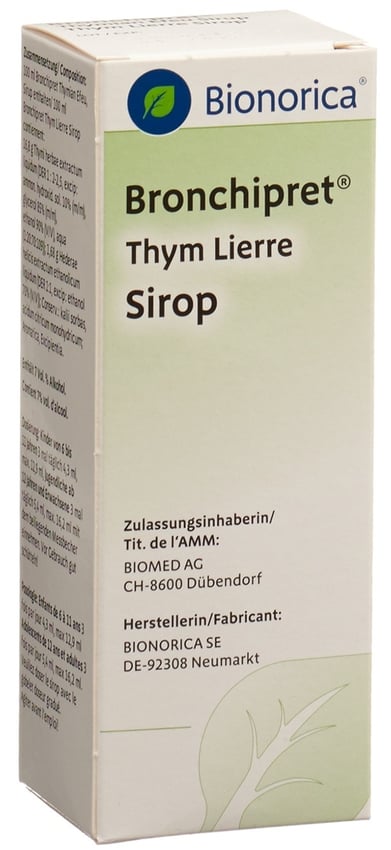 BRONCHIPRET Thymian Efeu Sirup Fl 100 ml | Online bestellen
