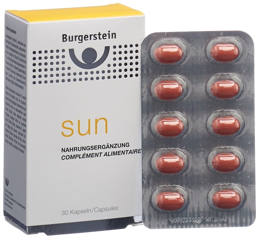 BURGERSTEIN sun Kaps 30 Stk | Online bestellen