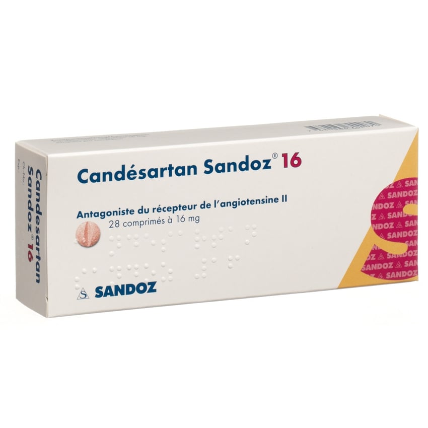 CANDESARTAN Sandoz cpr 16 mg blist 28 pce | Commander en ligne