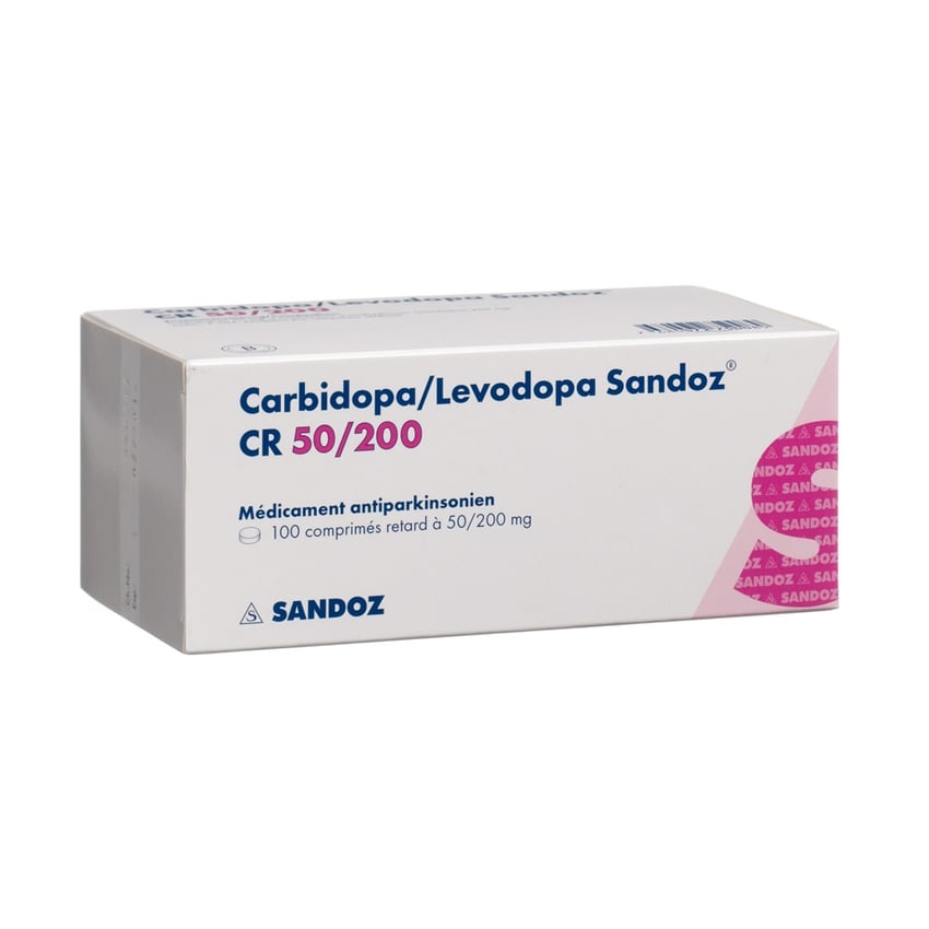 CARBIDO LEVODOPA CR Ret Tabl 50/200mg Blist 100 Stk | Online bestellen