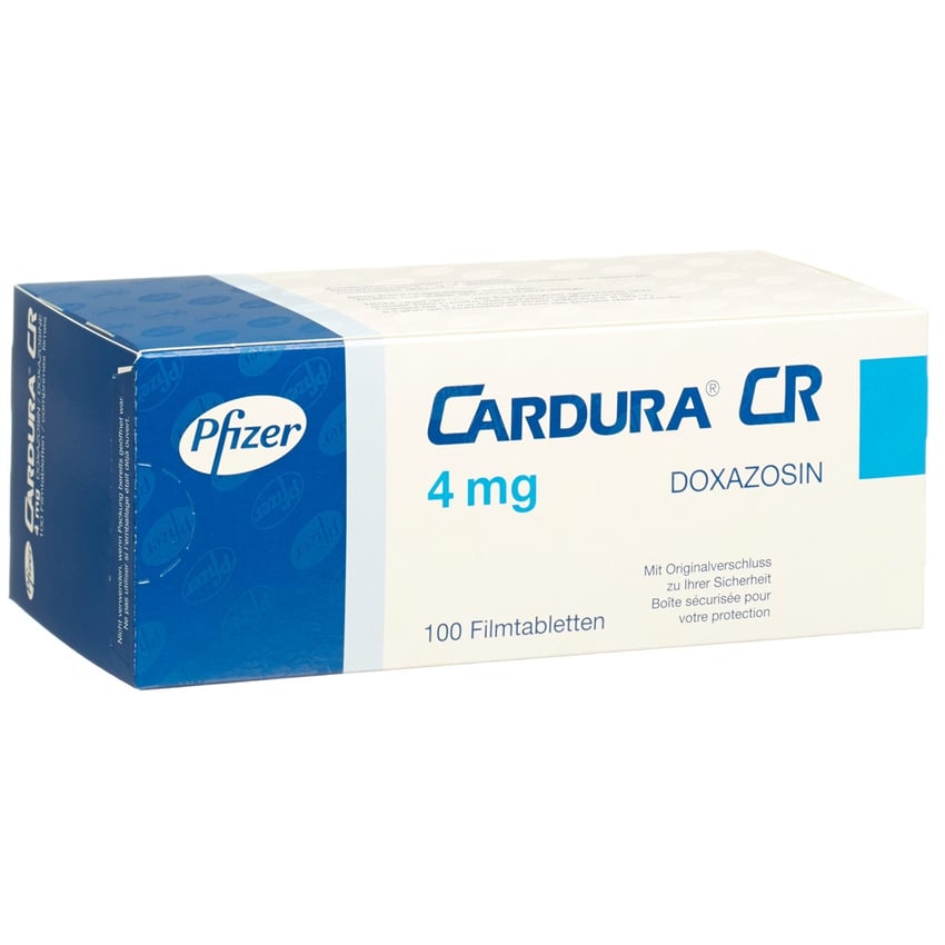 CARDURA CR Ret Tabl 4 mg Blist 100 Stk | Online bestellen