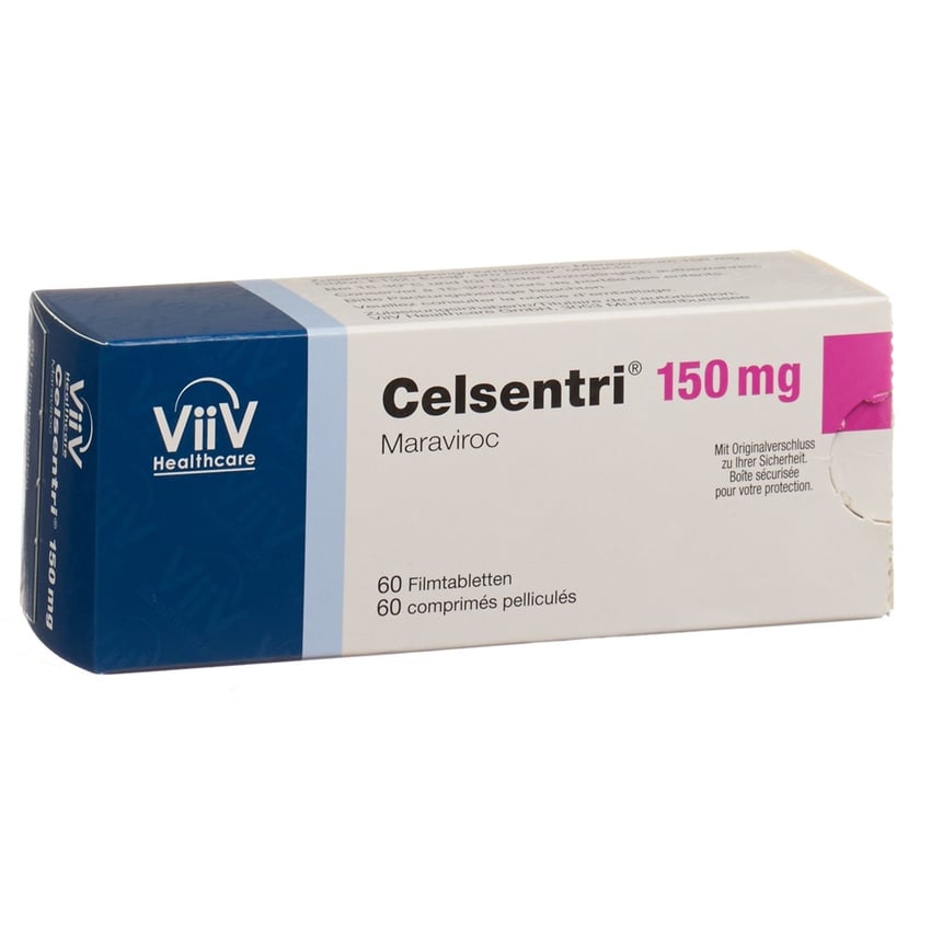 CELSENTRI cpr pell 150 mg blist 60 pce | Commander en ligne