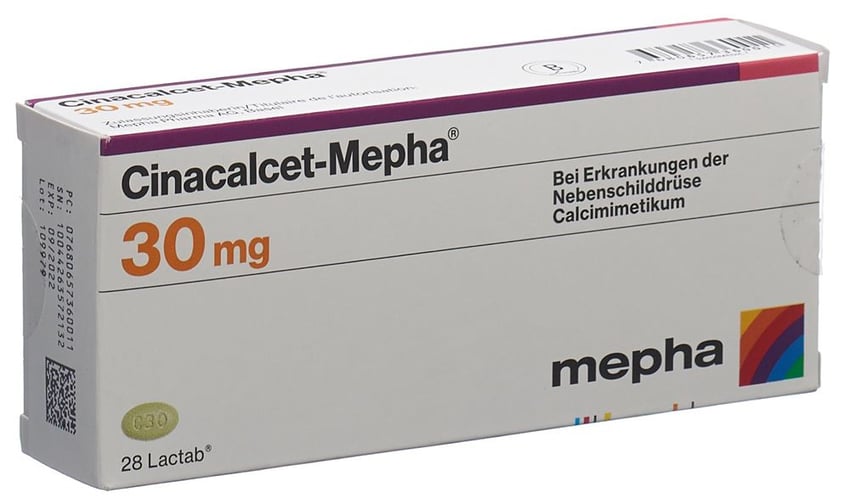 CINACALCET Mepha Filmtabl 30 mg Blist 28 Stk | Online bestellen