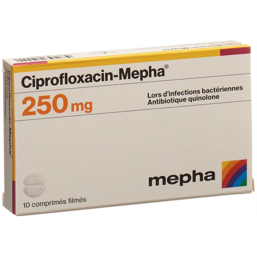 CIPROFLOXACINE Mepha Filmtabl 250 mg Blist 10 Stk | Online bestellen