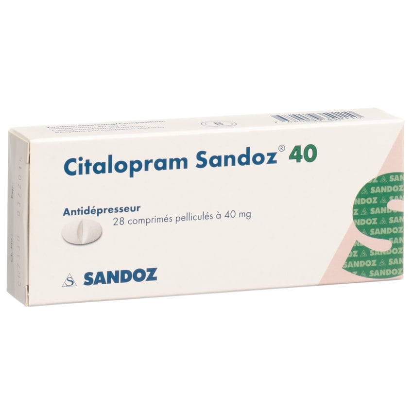 CITALOPRAM Sandoz Filmtabl 40 mg Blist 28 Stk | Online bestellen