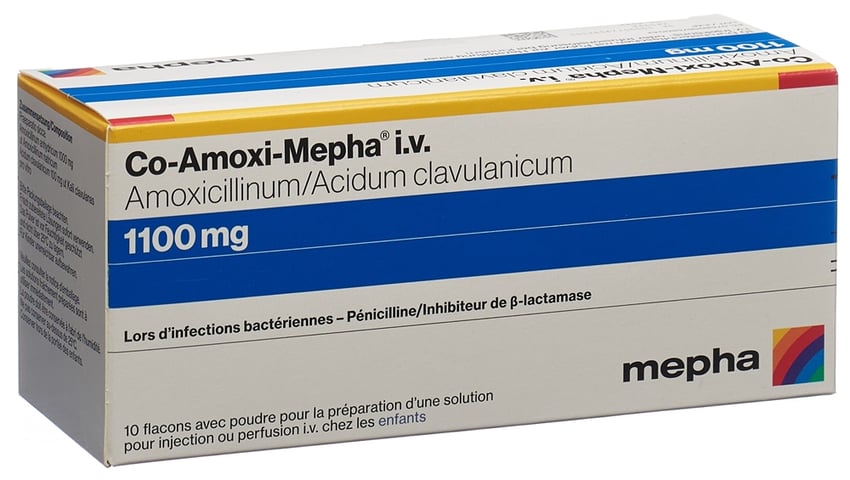 CO AMOXI Mepha Trockensub 1100 mg Durchstf 10 Stk | Online bestellen