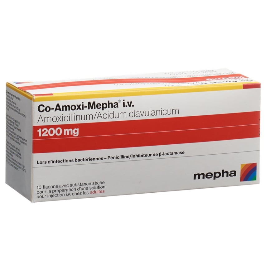 CO AMOXI Mepha Trockensub 1200 mg Durchstf 10 Stk | Online bestellen