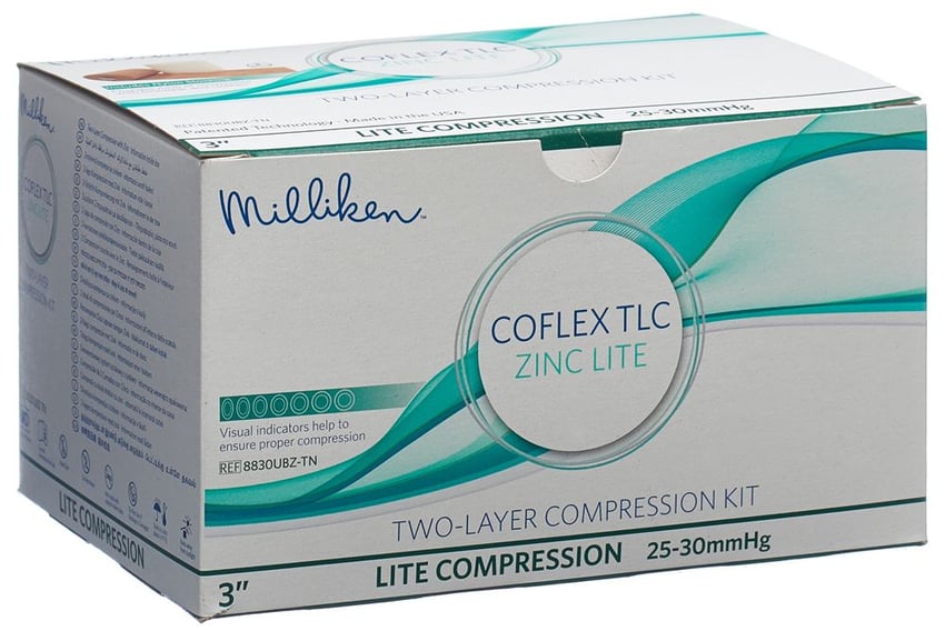 COFLEX kit compressions TLC zink lite 7.62cm 25-30 mmHG sans latex 1 ...