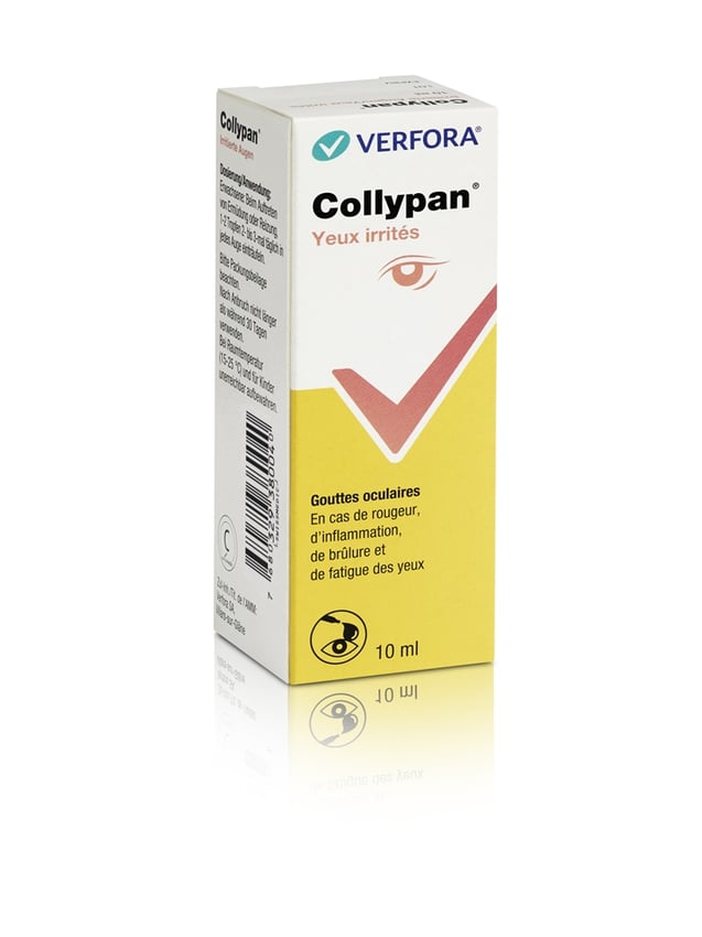 COLLYPAN yeux irrités gtt opht fl 10 ml | Commander en ligne