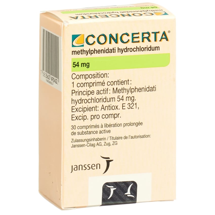 Concerta Ret Tabl 54 mg Fl 30 Stk | Online bestellen