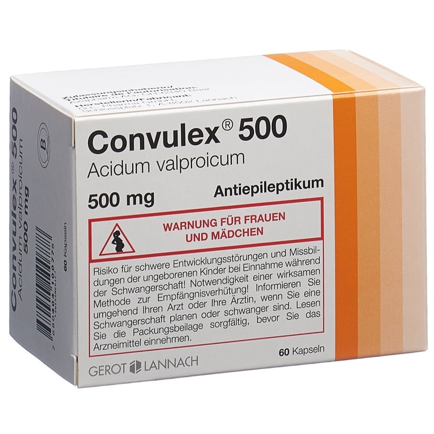 CONVULEX Kaps 500 mg Blist 60 Stk | Online bestellen