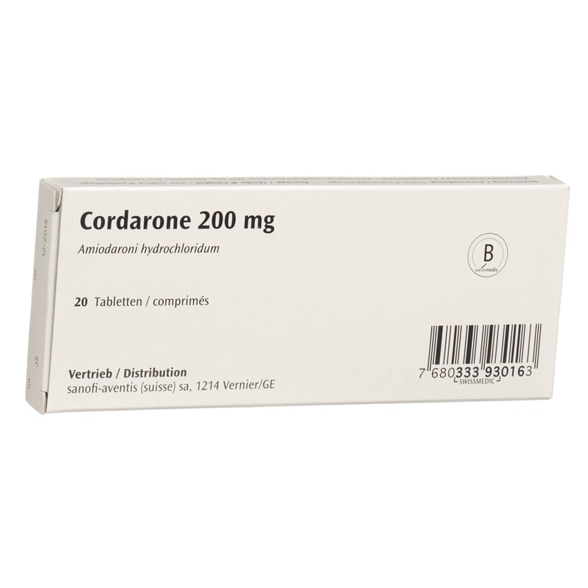 CORDARONE Tabl 200 mg Blist 20 Stk | Online bestellen