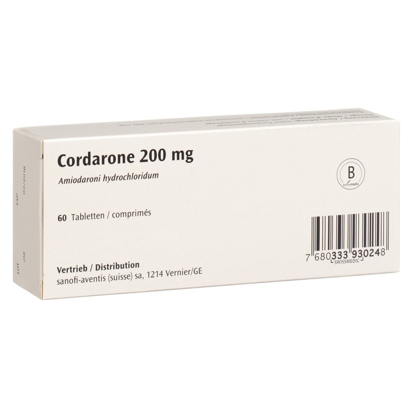 CORDARONE Tabl 200 mg Blist 60 Stk | Online bestellen