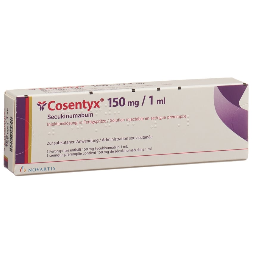 COSENTYX sol inj 150 mg/1ml ser pré 1 pce | Commander en ligne