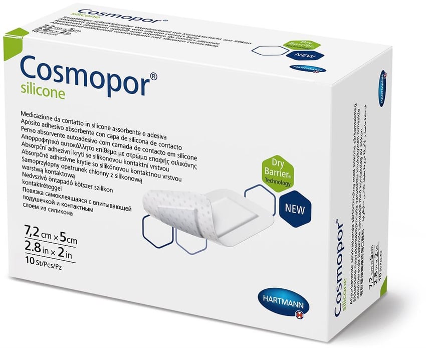 COSMOPOR silicone 7.5x5cm 10 Stk | Online bestellen