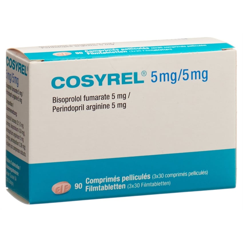 COSYREL Filmtabl Bisoprolol fumarat 5mg/Perindopril arginin 5mg Ds 30 ...