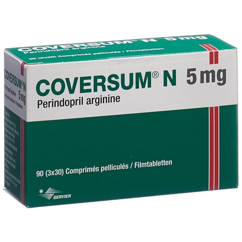 COVERSUM N N cpr pell 5 mg bte 90 pce | Commander en ligne