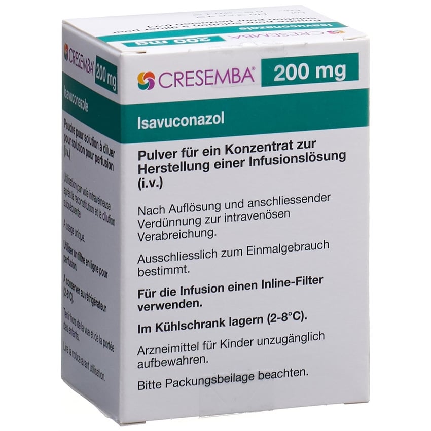 Cresemba Trockensub 200 mg Vial 1 Stk | Online bestellen