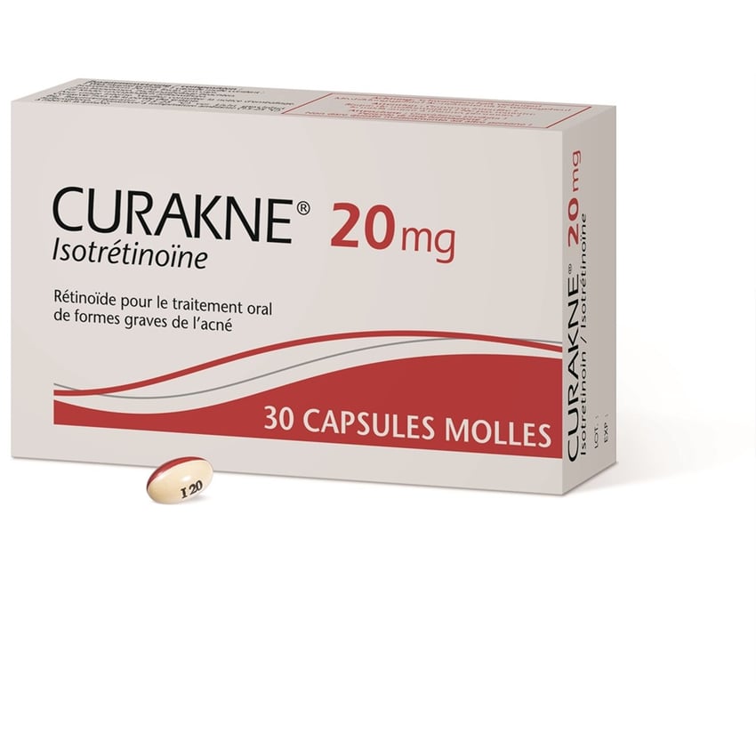 CURAKNE caps moll 20 mg blist 30 pce | Commander en ligne