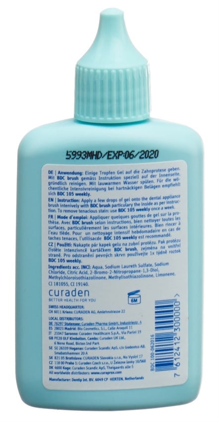 CURAPROX BDC 100 daily gel 60 ml | Commander en ligne