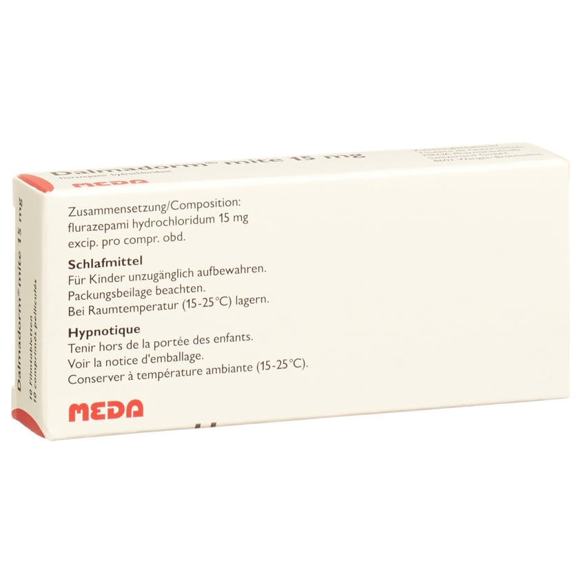 DALMADORM mite Filmtabl 15 mg Blist 10 Stk | Online bestellen