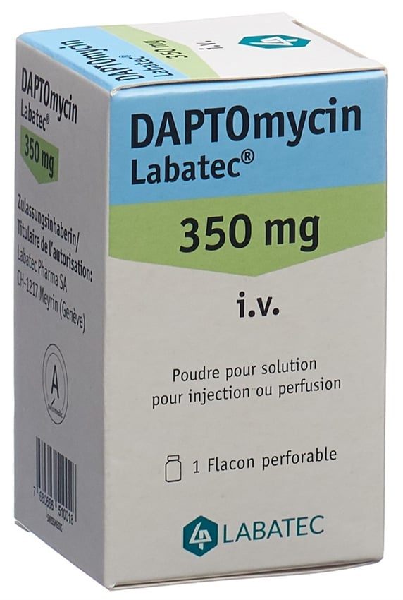 DAPTOMYCINE Labatec Trockensub 350 mg zur Herstellung einer Injektions ...