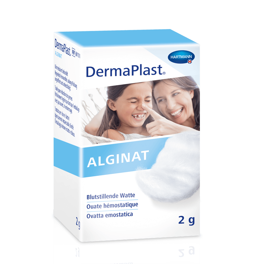 DERMAPLAST Blutstillende Watte Glas 2 g | Online bestellen