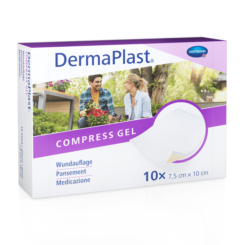 DERMAPLAST Compress Gel 7.5x10cm 10 Stk | Online bestellen