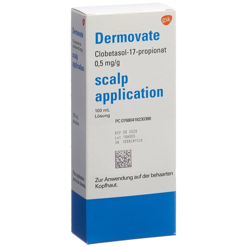 DERMOVATE scalp application sol fl 100 ml | Commander en ligne