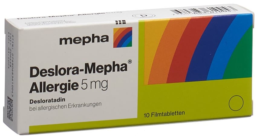 DESLORATADINE Mepha Allergie Filmtabl 5 mg Blist 10 Stk | Online bestellen
