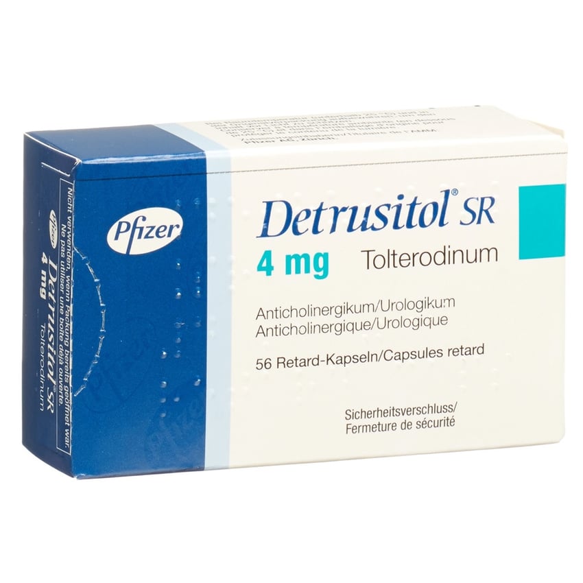 Detrusitol SR Ret Kaps 4 mg Blist 56 Stk | Online bestellen