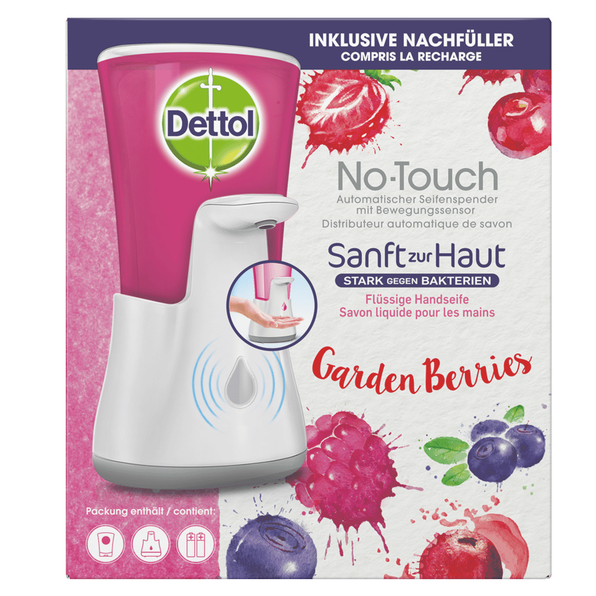 DETTOL No-Touch Starter Set weiss Gardenberries 250 ml | Online bestellen
