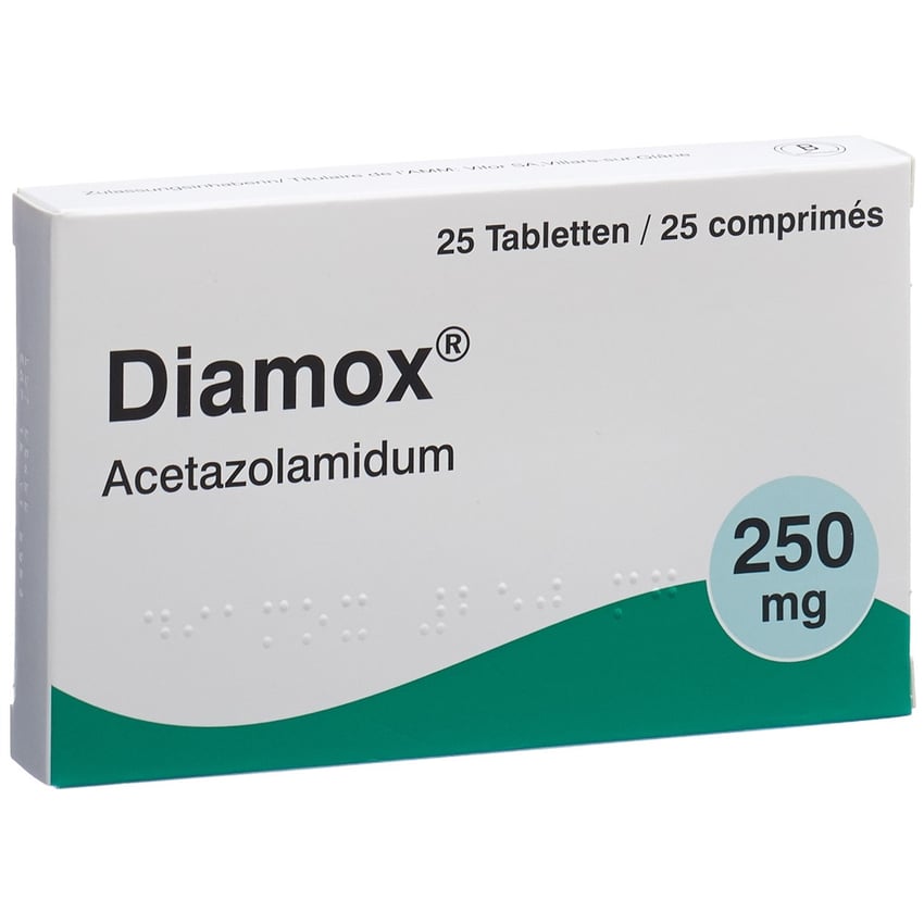 DIAMOX cpr 250 mg blist 25 pce | Commander en ligne