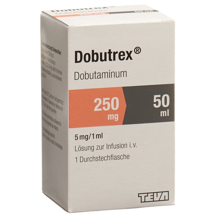 DOBUTREX sol perf 250 mg/50ml flac 50 ml | Commander en ligne