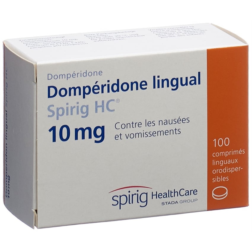 DOMPERIDONE Spirig HC cpr orodisp 10 mg blist 100 pce | Commander en ligne